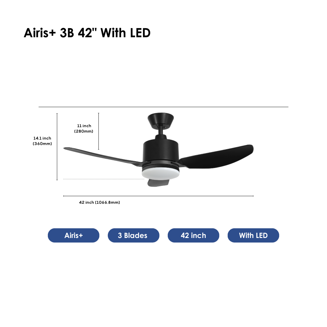 Crestar Airis+ Smart Ceiling Fan – Crestar Fan Singapore