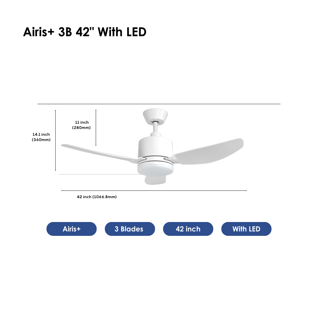 Crestar Airis+ Smart Ceiling Fan – Crestar Fan Singapore