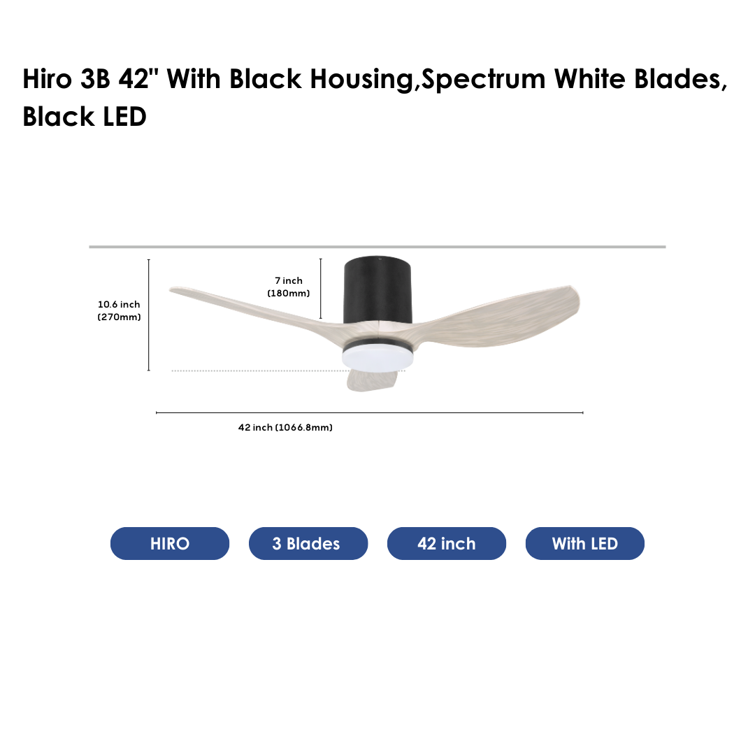 Crestar Hiro Smart Ceiling Fan – Crestar Fan Singapore